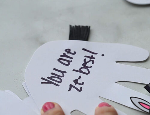 Zebra Handprint - The Best Ideas for Kids