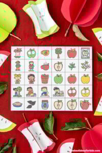 Apple Bingo (Free Printables) - The Best Ideas for Kids