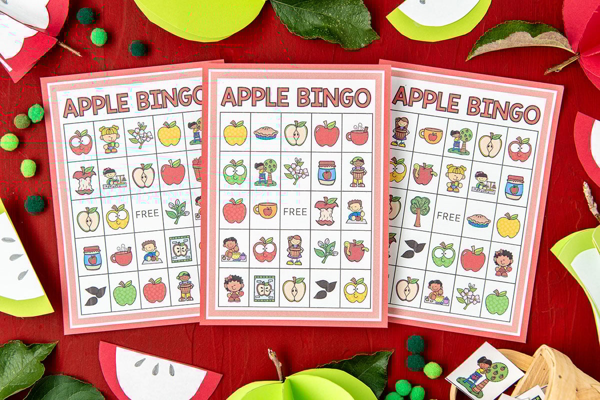 Apple Bingo (Free Printables) - The Best Ideas for Kids