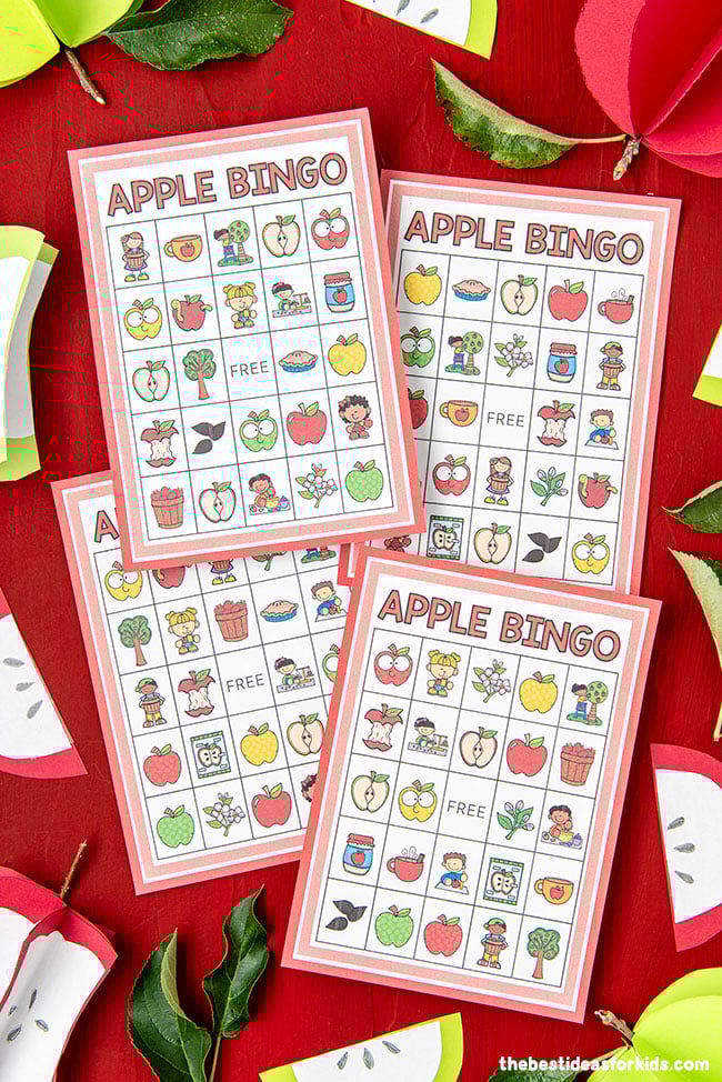 Apple Bingo (Free Printables) - The Best Ideas for Kids
