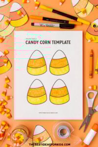Candy Corn Template (Free Printables) - The Best Ideas for Kids