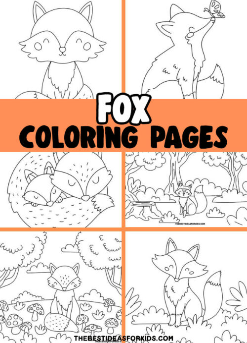 Fox Coloring Pages (Free Printables) - The Best Ideas for Kids