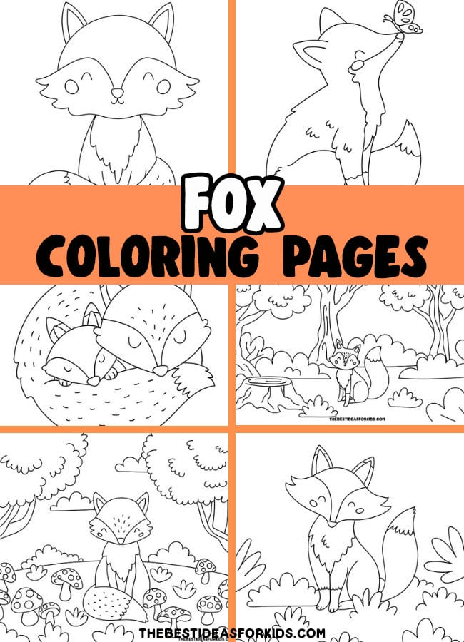 Fox Coloring Pages (Free Printables) - The Best Ideas for Kids