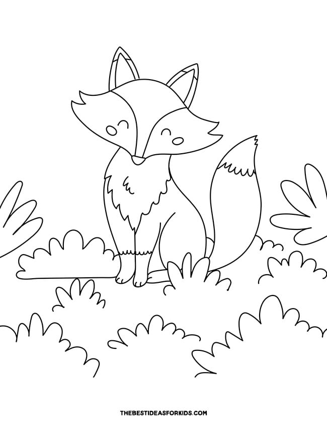 Fox Coloring Pages (Free Printables) - The Best Ideas for Kids