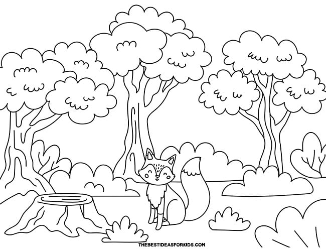Fox Coloring Pages (Free Printables) - The Best Ideas for Kids