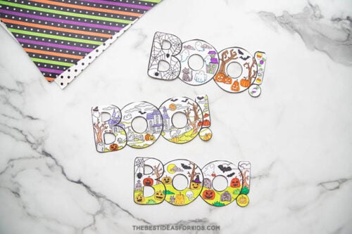 Halloween Coloring Cards (Free Printables) - The Best Ideas for Kids