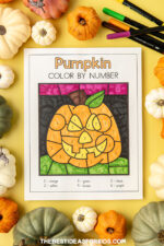 Pumpkin Color by Number (Free Printables) - The Best Ideas for Kids
