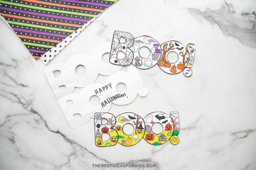Halloween Coloring Cards (Free Printables) - The Best Ideas for Kids