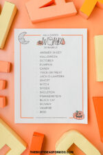 Halloween Word Scramble (Free Printables) - The Best Ideas for Kids