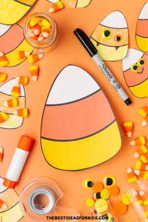 Candy Corn Template (Free Printables) - The Best Ideas for Kids