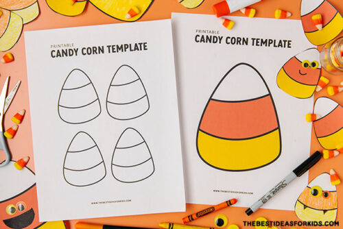 Candy Corn Template (Free Printables) - The Best Ideas for Kids
