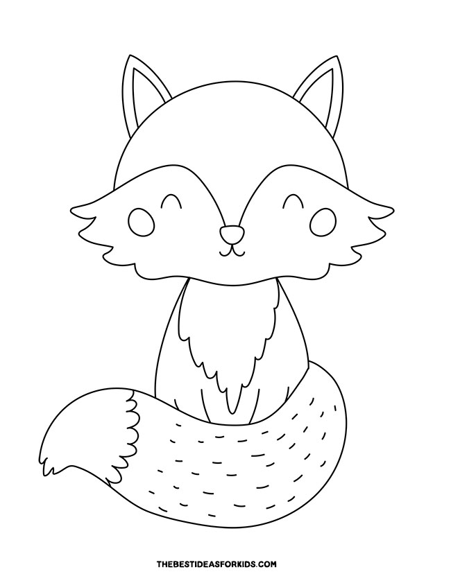 Fox Coloring Pages (Free Printables) - The Best Ideas for Kids