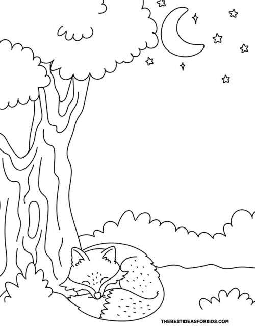 Fox Coloring Pages (Free Printables) - The Best Ideas for Kids