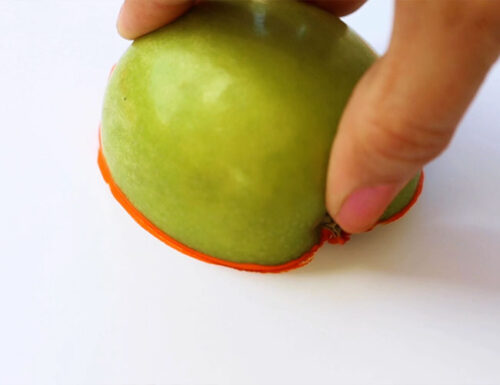 Apple Stamping Pumpkin Craft (with Free Printable) - The Best Ideas for ...