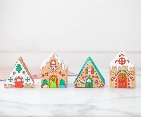 Paper Bag Gingerbread House - The Best Ideas for Kids