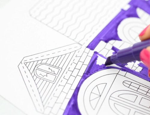 3D Haunted House Template (Free Printables) - The Best Ideas for Kids