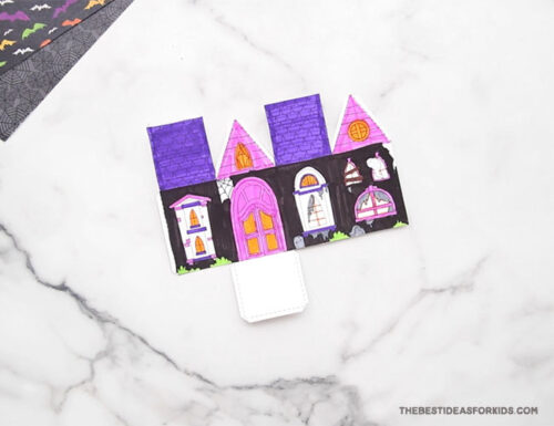 3D Haunted House Template (Free Printables) - The Best Ideas for Kids