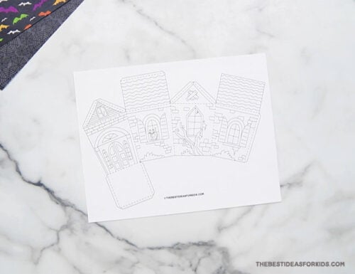 3D Haunted House Template (Free Printables) - The Best Ideas for Kids