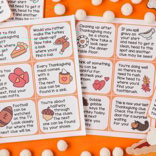Thanksgiving Word Scramble (Free Printable) - The Best Ideas for Kids