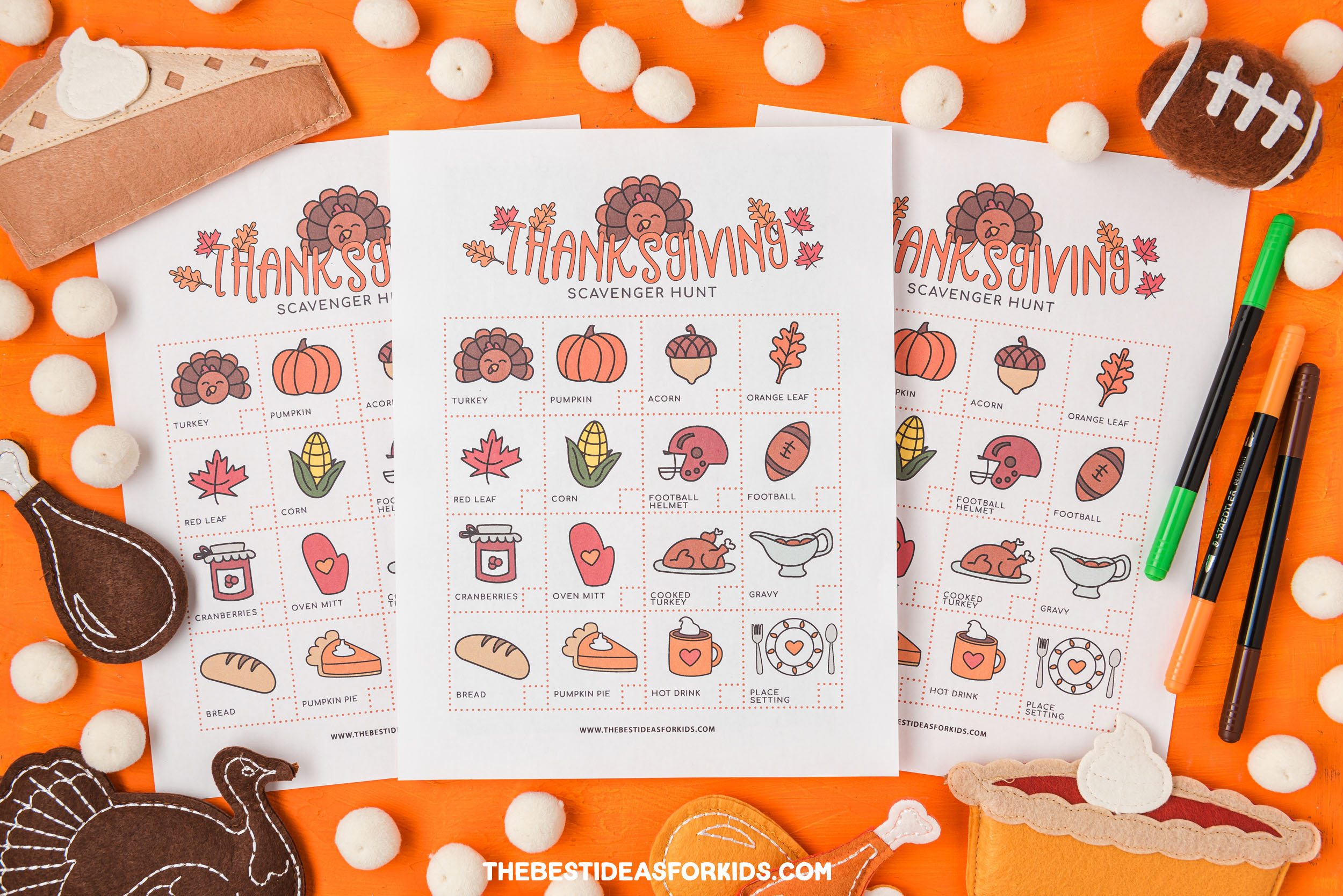 Thanksgiving Scavenger Hunt (Free Printables) - The Best Ideas for Kids