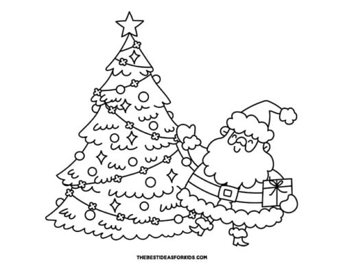 Christmas Tree Coloring Pages (Free Printables) - The Best Ideas for Kids
