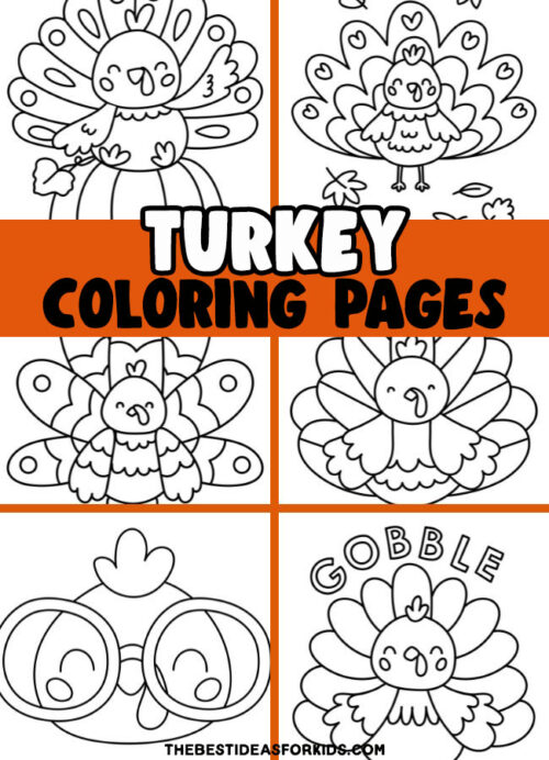 Turkey Coloring Pages (Free Printables) - The Best Ideas for Kids