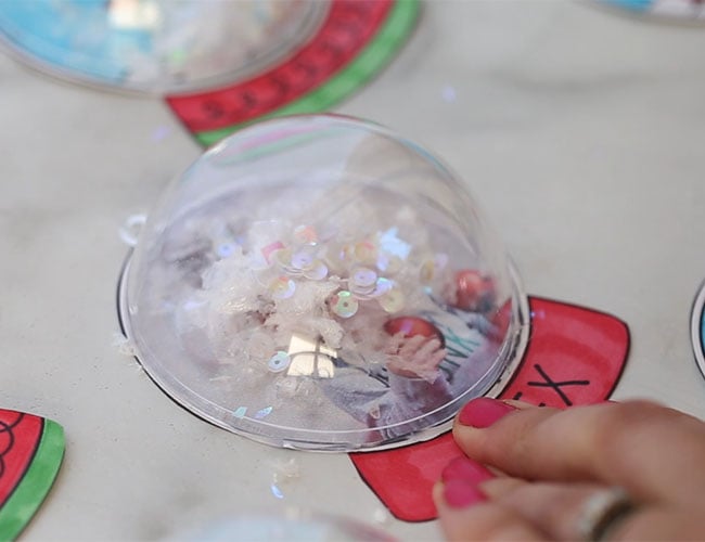 Snow Globe Ornament DIY (with Free Template) - The Best Ideas for Kids