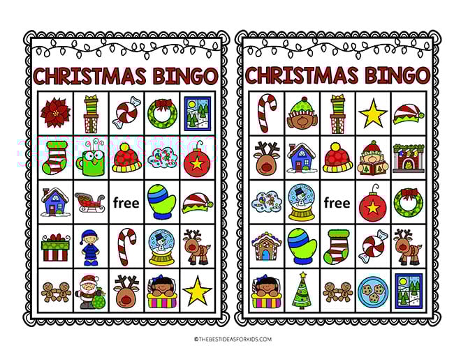 Christmas Bingo (Free Printable) - The Best Ideas for Kids