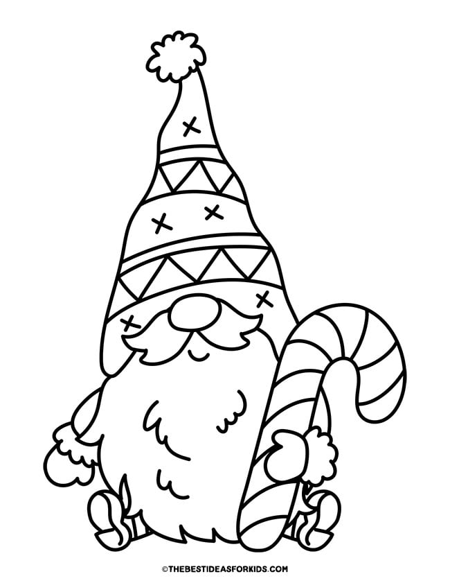 Gnome Coloring Pages (Free Printables) - The Best Ideas for Kids
