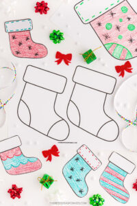 Christmas Stocking Template (Free Printables) - The Best Ideas for Kids
