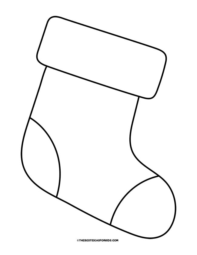 Christmas Stocking Template (Free Printables) - The Best Ideas for Kids