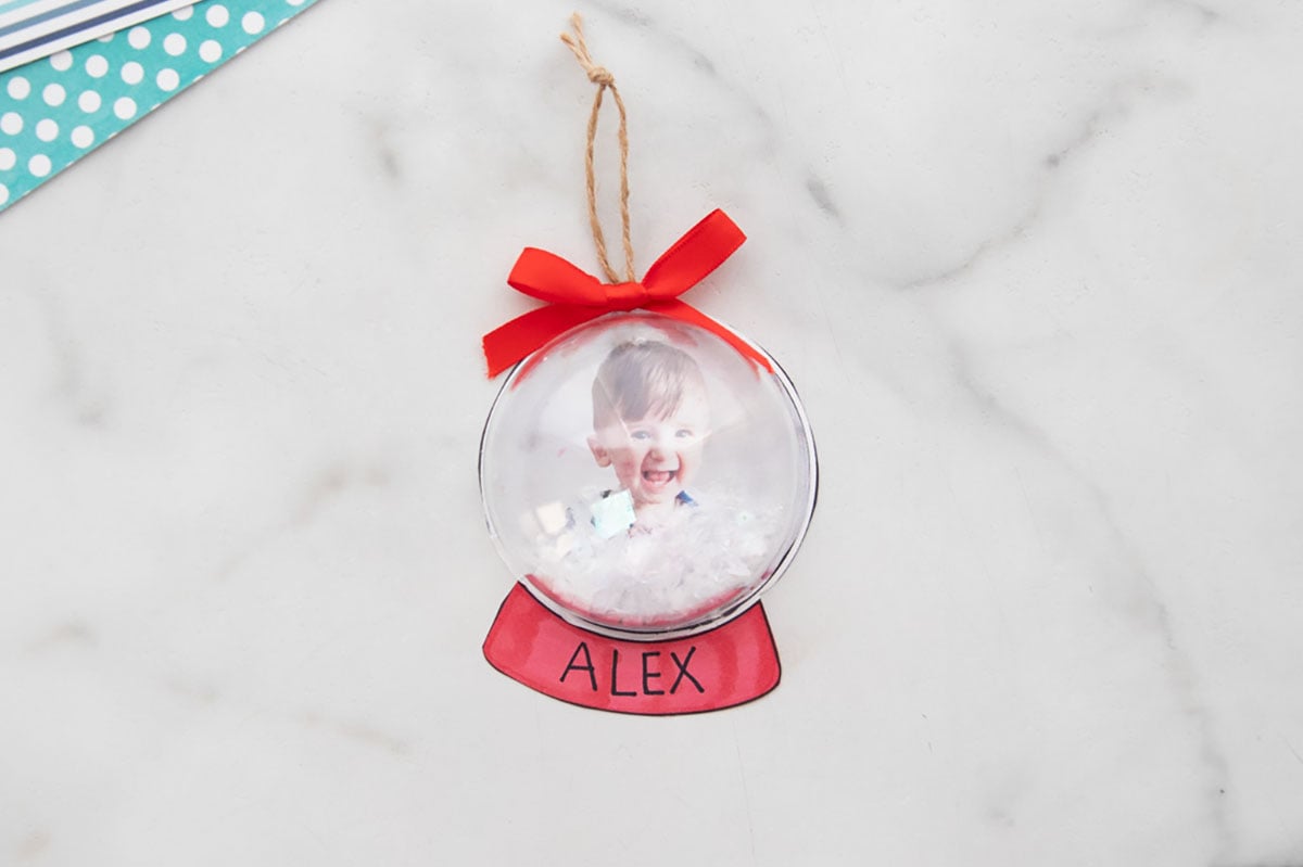 Snow Globe Ornament DIY (with Free Template) - The Best Ideas for Kids
