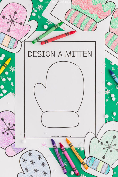 Mitten Template (Free Printables) - The Best Ideas for Kids