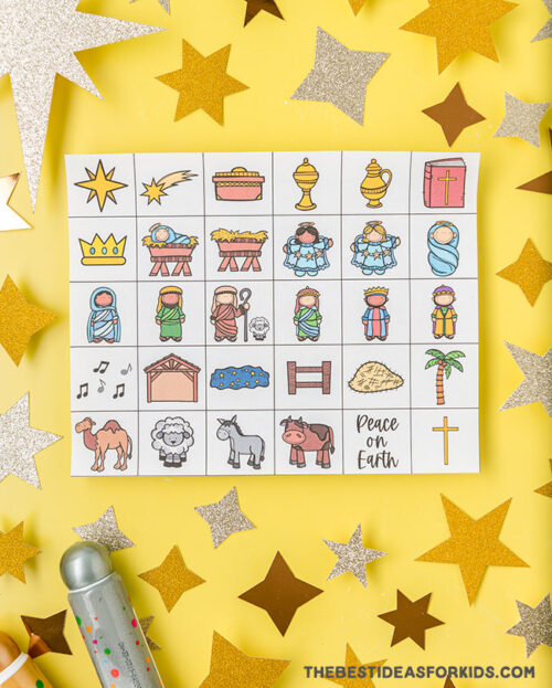 Nativity Bingo (Free Printables) - The Best Ideas for Kids