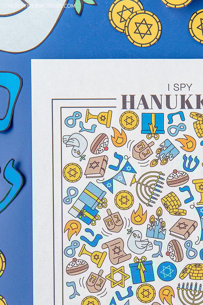 I Spy Hanukkah (Free Printables) - The Best Ideas for Kids