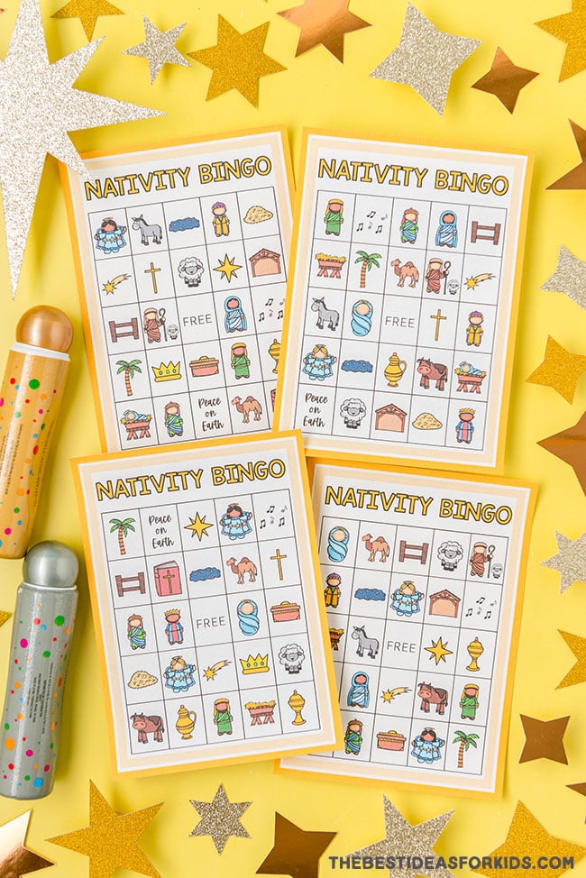 Nativity Bingo (Free Printables) - The Best Ideas for Kids