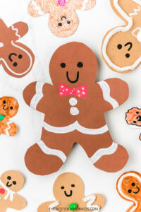 Gingerbread Man Template (Free Printables) - The Best Ideas for Kids