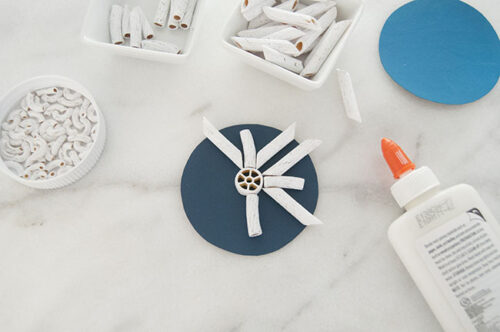 Pasta Snowflakes - The Best Ideas for Kids