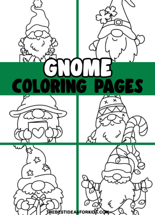 Gnome Coloring Pages (Free Printables) - The Best Ideas for Kids