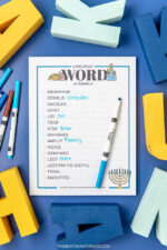 Hanukkah Word Scramble (Free Printable) - The Best Ideas for Kids