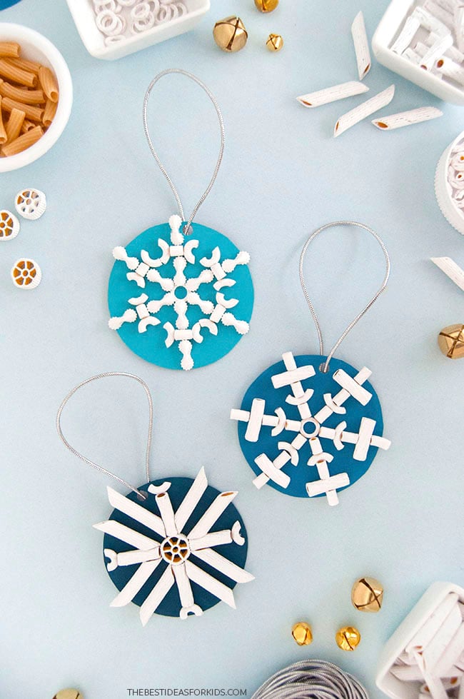 Pasta Snowflakes - The Best Ideas for Kids