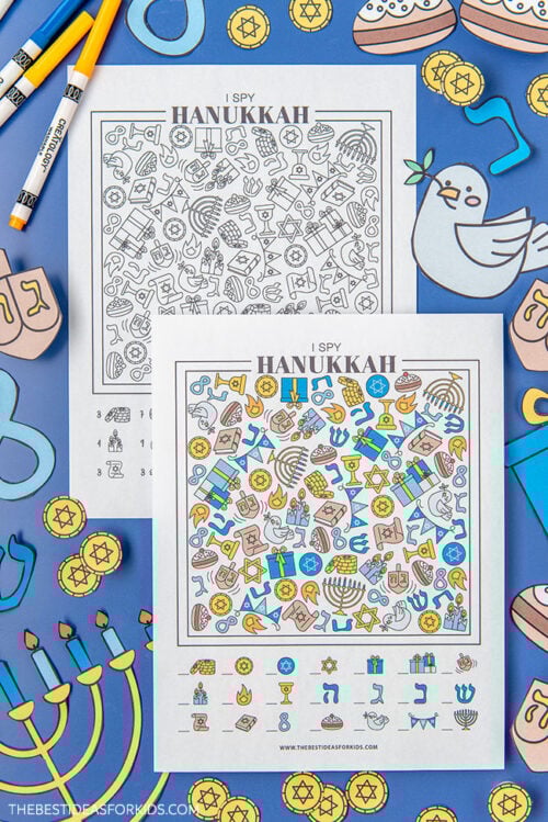 I Spy Hanukkah (Free Printables) - The Best Ideas for Kids