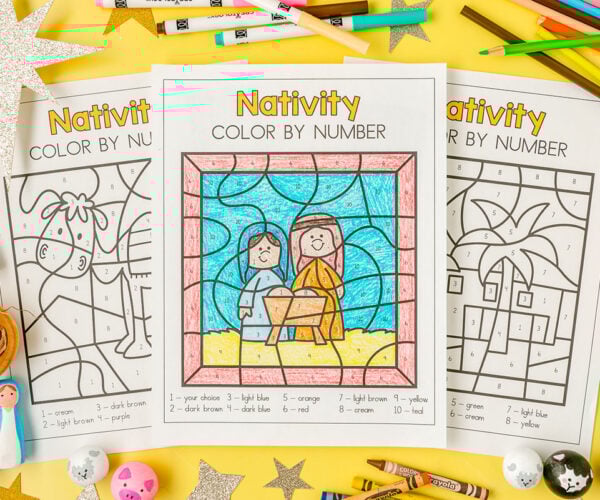 Nativity Coloring Pages (Free Printables) - The Best Ideas for Kids