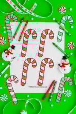 Candy Cane Template (Free Printables) - The Best Ideas for Kids