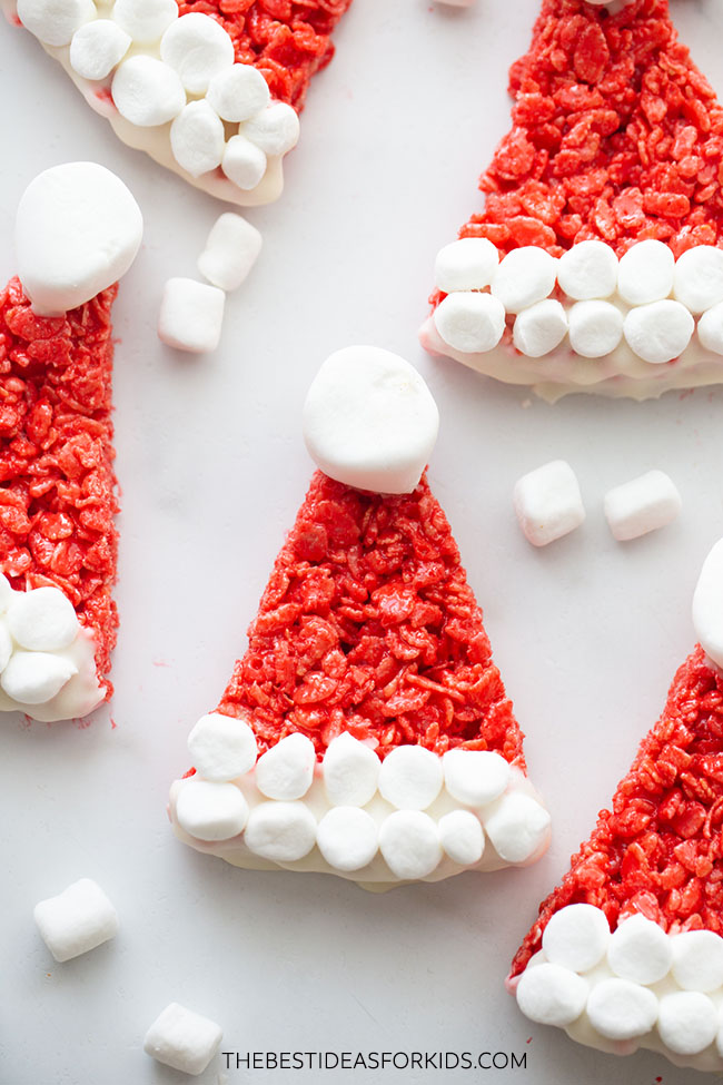 Santa Rice Krispie Treats - The Best Ideas for Kids