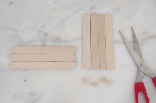 Popsicle Stick Gingerbread House - The Best Ideas for Kids