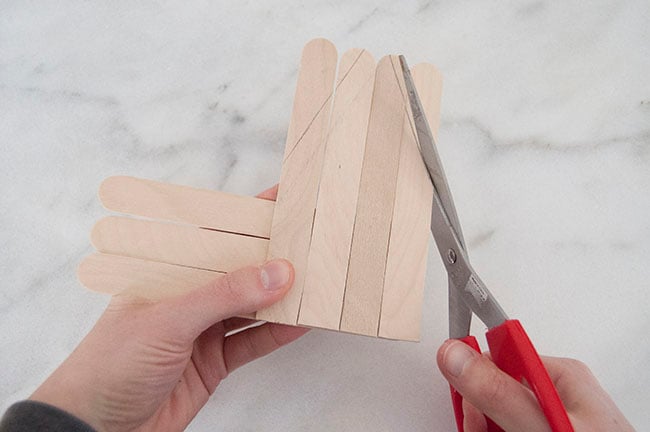 Popsicle Stick Gingerbread House - The Best Ideas for Kids