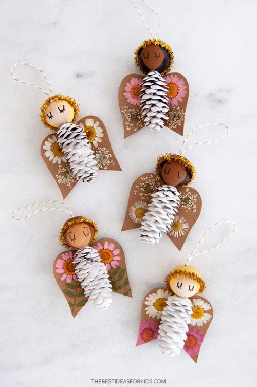 Pine Cone Angel - The Best Ideas for Kids