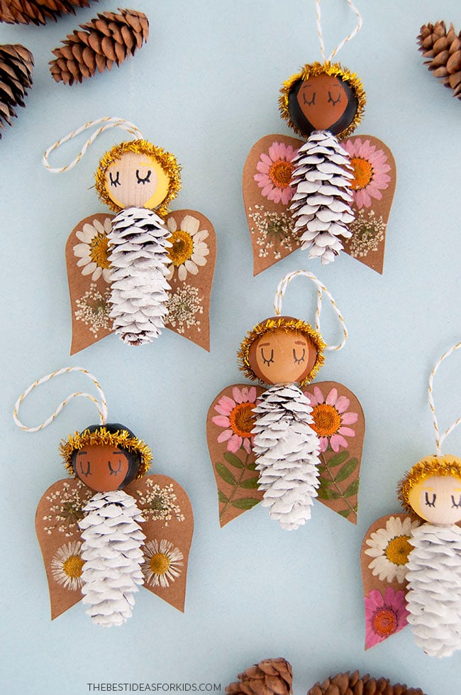 Pine Cone Angel - The Best Ideas for Kids