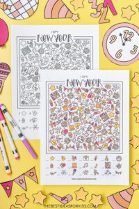 New Years I Spy (Free Printable) - The Best Ideas for Kids